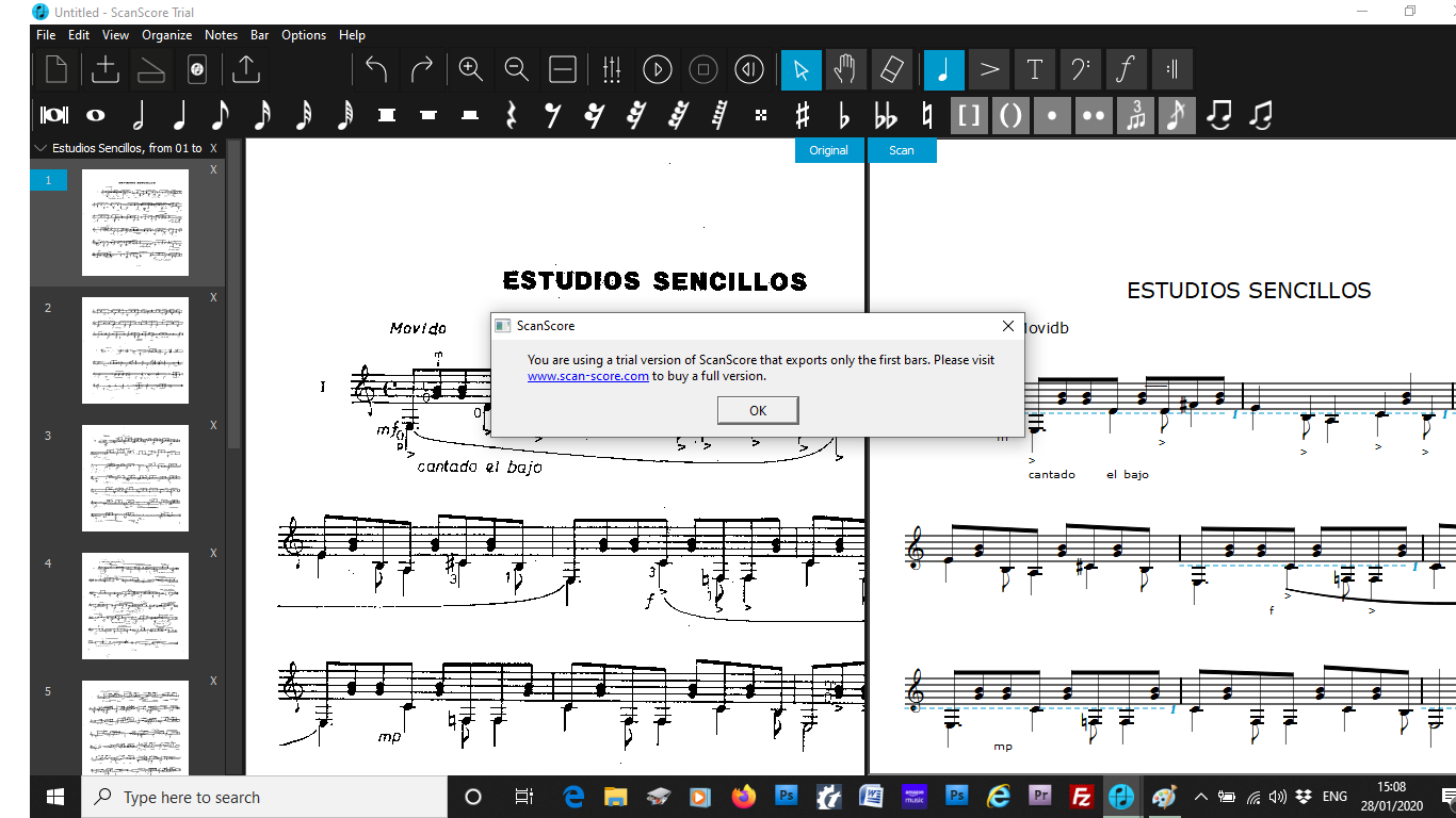 ScanScore Review - Sheet Music Scanning Software - Rhayn Jooste